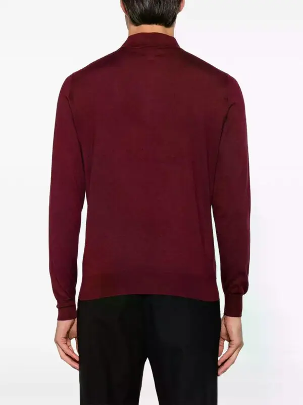 Fedeli Button-up Collar Polo Shirt
