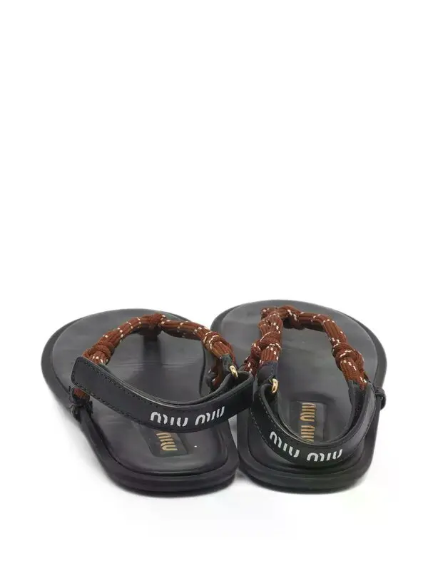 Miu Miu Riviere Cord Sandals