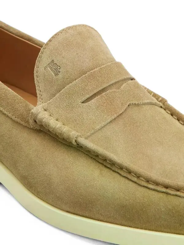 TOD'S Loafers In Suede - Neutrals