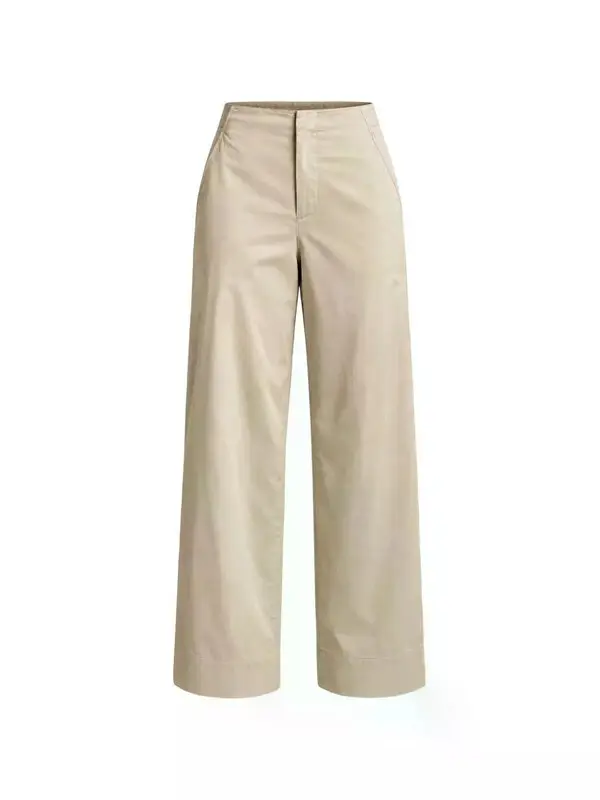 Vince Wide-leg Cotton Trousers