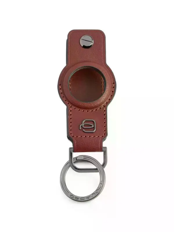 PIQUADRO Airtag Holder Leather Keychain