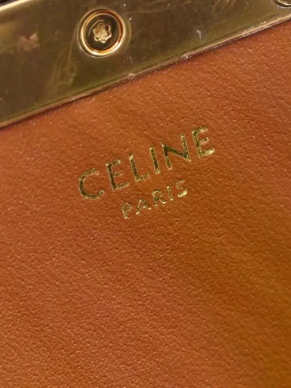 Celine 2000-2026 Medium Triomphe Coated Canvas Laura Crossbody Bag