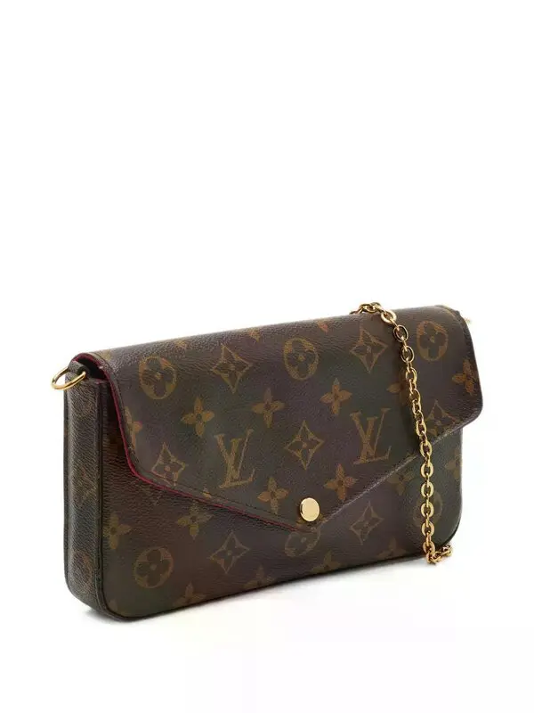 LOUIS VUITTON 2016 Pochette Félicie Monogram Cross Body Bag - Brown