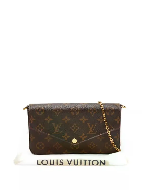 LOUIS VUITTON 2016 Pochette Félicie Monogram Cross Body Bag - Brown
