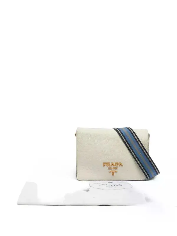 Prada Logo-plaque Flap Shoulder Bag