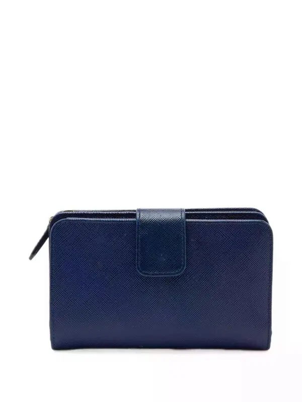Prada Logo-plaque Bi-fold Wallet