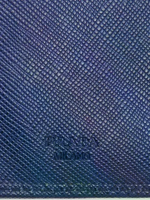 Prada Logo-plaque Bi-fold Wallet