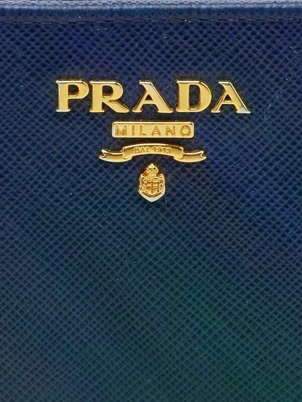 Prada Logo-plaque Bi-fold Wallet