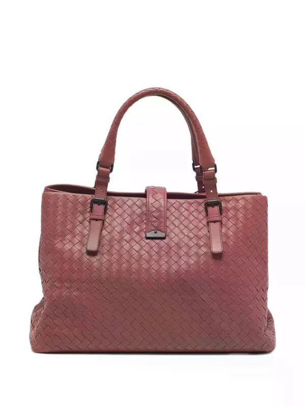 Bottega Veneta Medium Roma Intrecciato Tote Bag