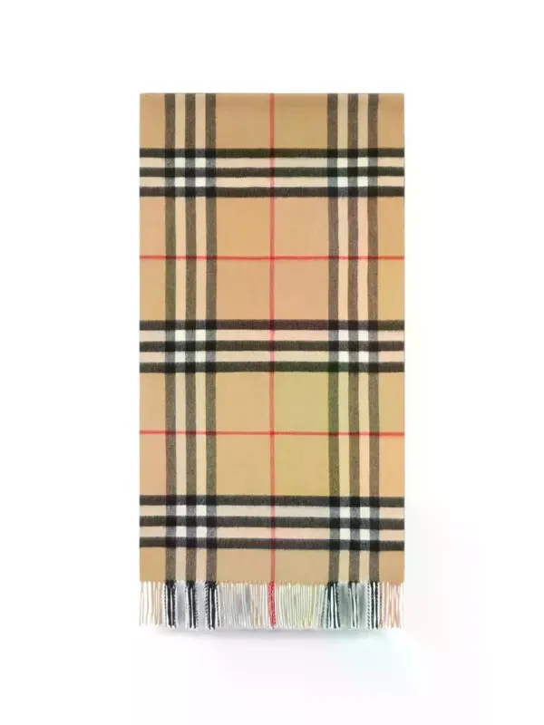 Burberry Check-pattern Scarf - Neutrals