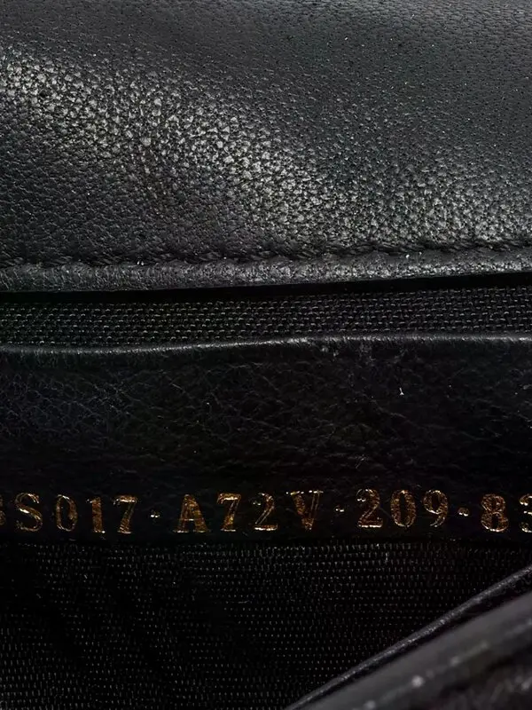 Fendi Mini 2020 Baguette Zucca Embossed Shoulder Bag
