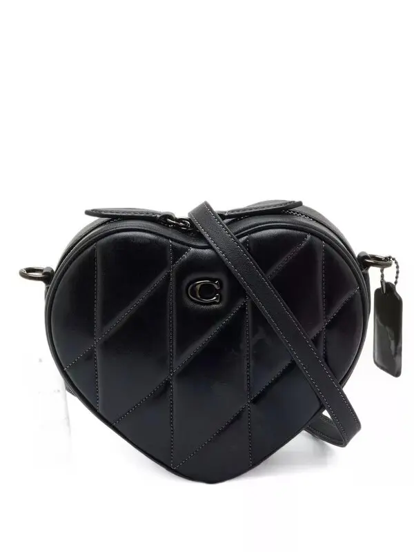 COACH VINTAGE Heart Quilted Shoulder Bag