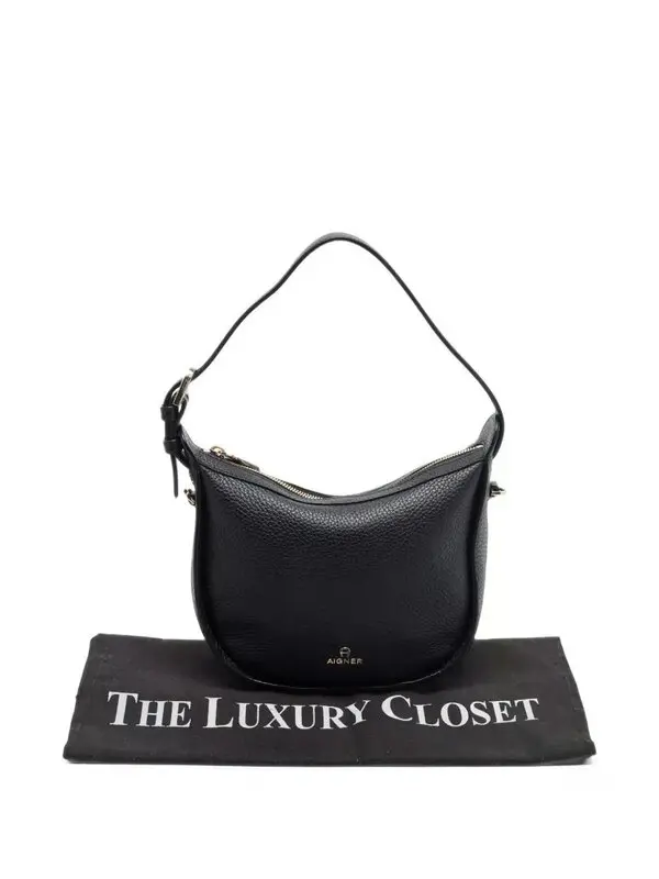 AIGNER Small Ivy Leather Tote Bag