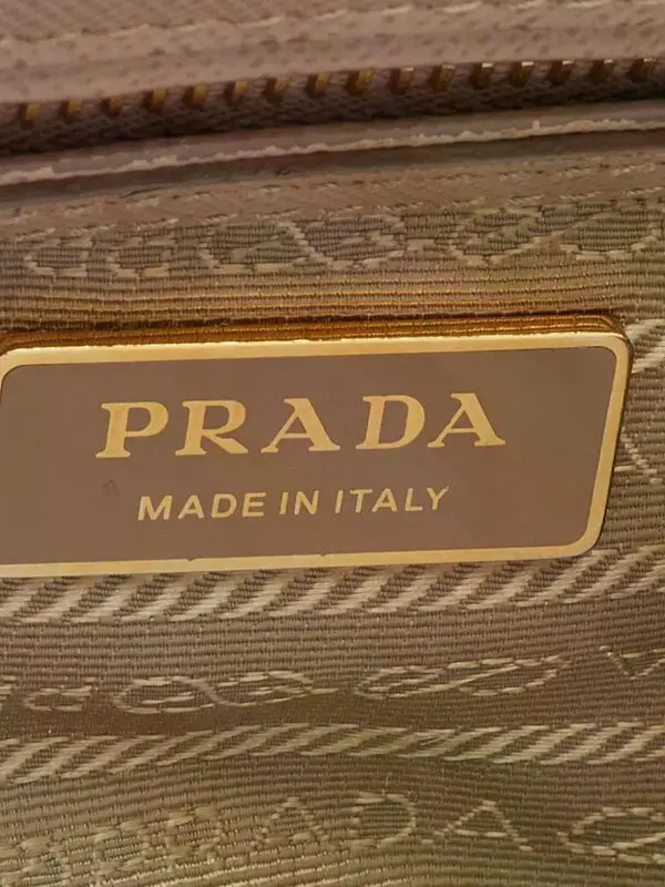 Prada Small Galleria Logo-plaque Tote Bag - Neutrals
