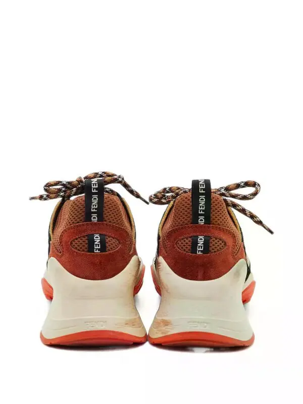Fendi Ffluid Panelled Low-top Sneakers