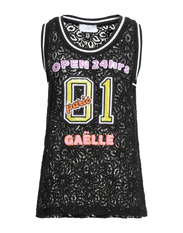 GAELLE PARIS Tank Top Size Cotton, Viscose, Polyamide