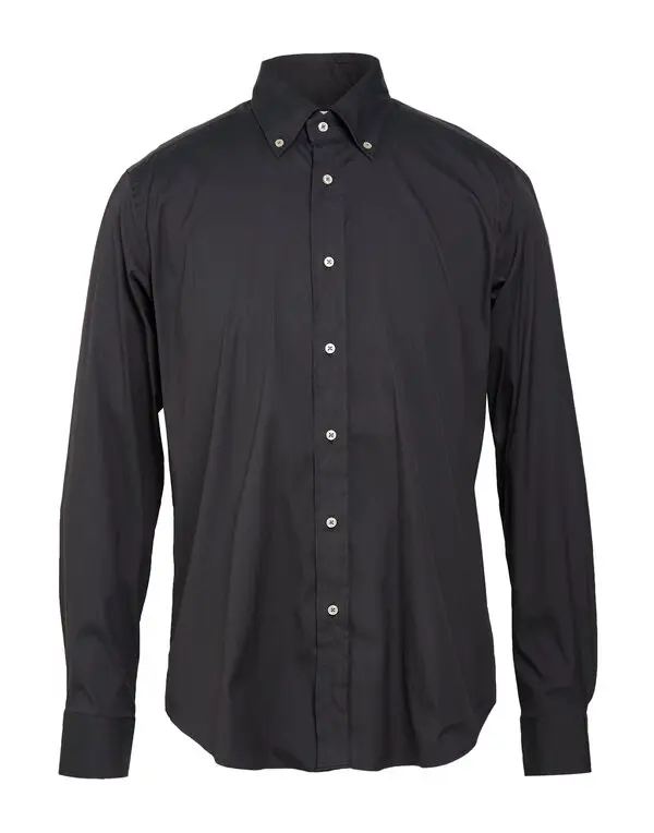 ROBERT FRIEDMAN Shirt Charcoal Size Cotton, Polyamide, Elastane
