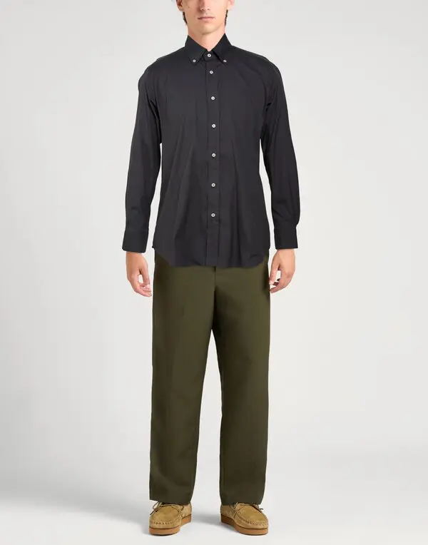 ROBERT FRIEDMAN Shirt Charcoal Size Cotton, Polyamide, Elastane