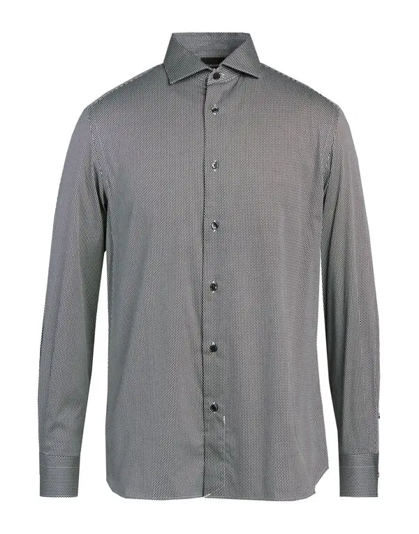Emporio Armani Shirt Size Cotton, Elastane - Black