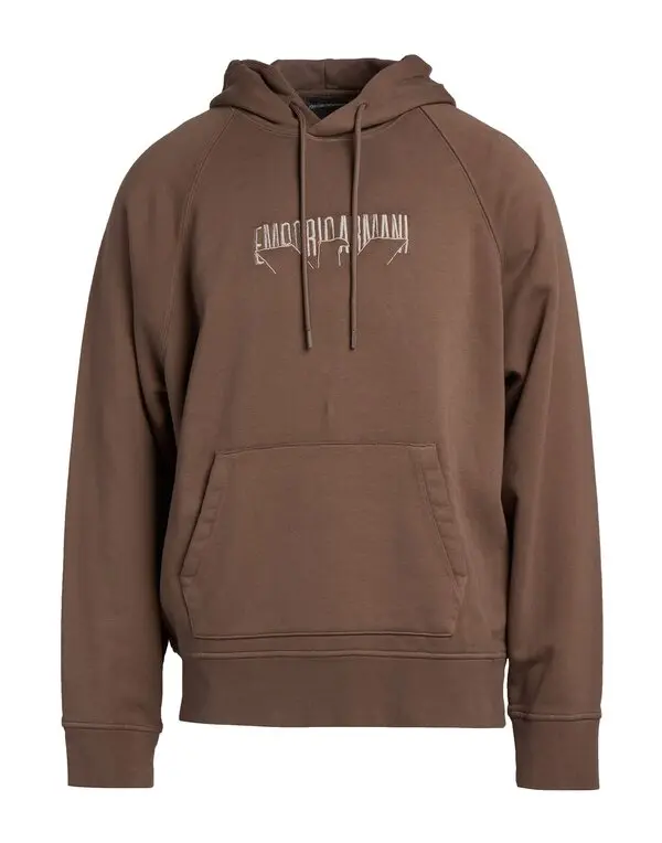 Emporio Armani Sweatshirt Khaki Size Cotton