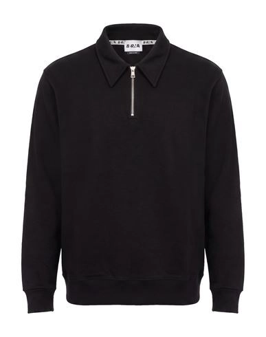 BERNA Polo Shirt Chocolate Size Cotton, Polyester - Black