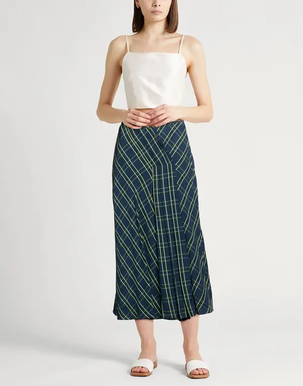 Aspesi Midi Skirt Midnight Size Viscose, Acetate