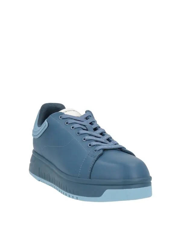 Emporio Armani Sneakers Size Leather, Synthetic Material