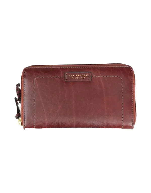 THE BRIDGE Wallet Chocolate Leather