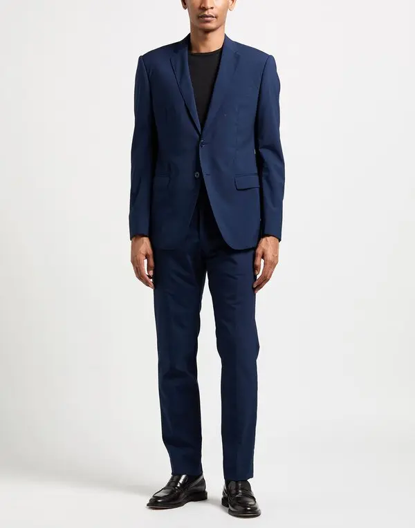 Emporio Armani Suit Size Virgin Wool, Polyester, Elastane