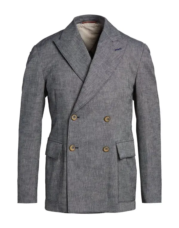 JACOB COHЁN Blazer Midnight Size Cotton, Hemp