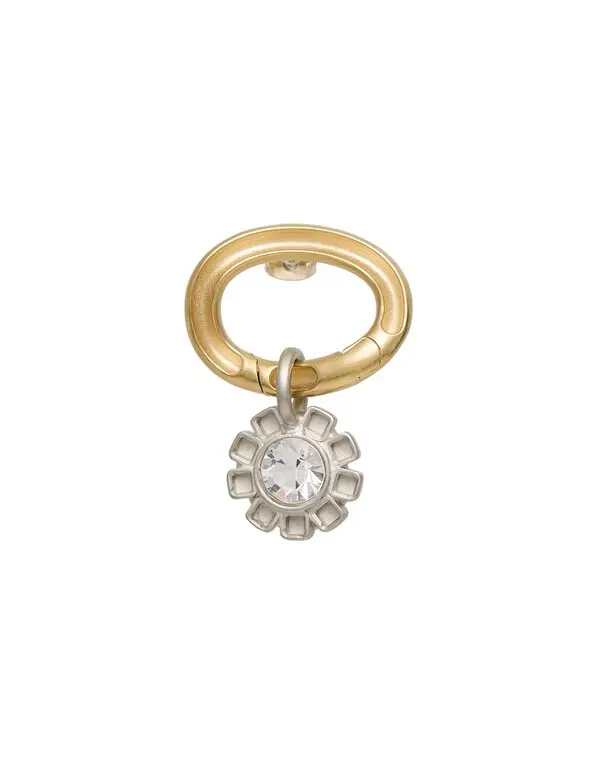 MAISON MARGIELA Single Earring Brass, Glass