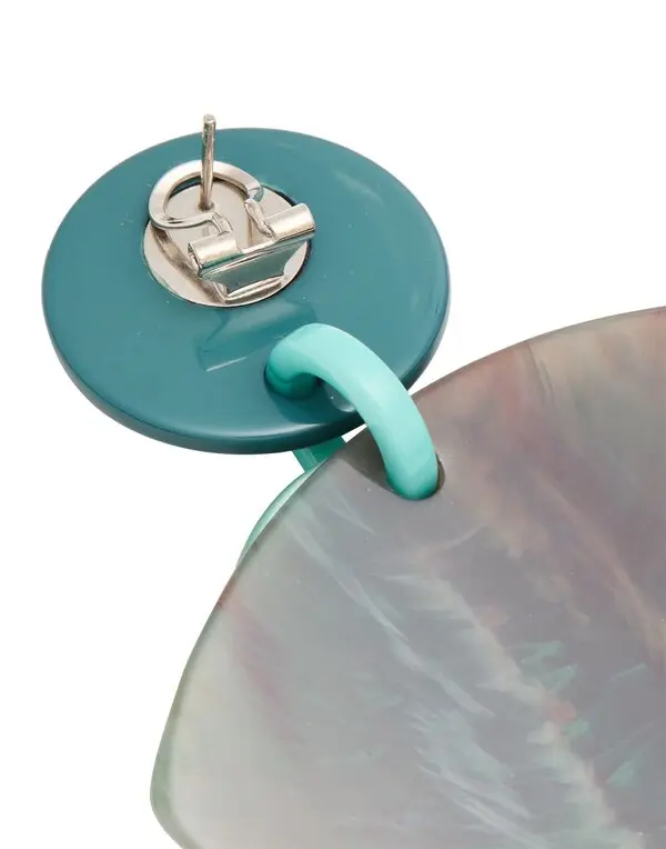 Emporio Armani Earrings Turquoise Plastic