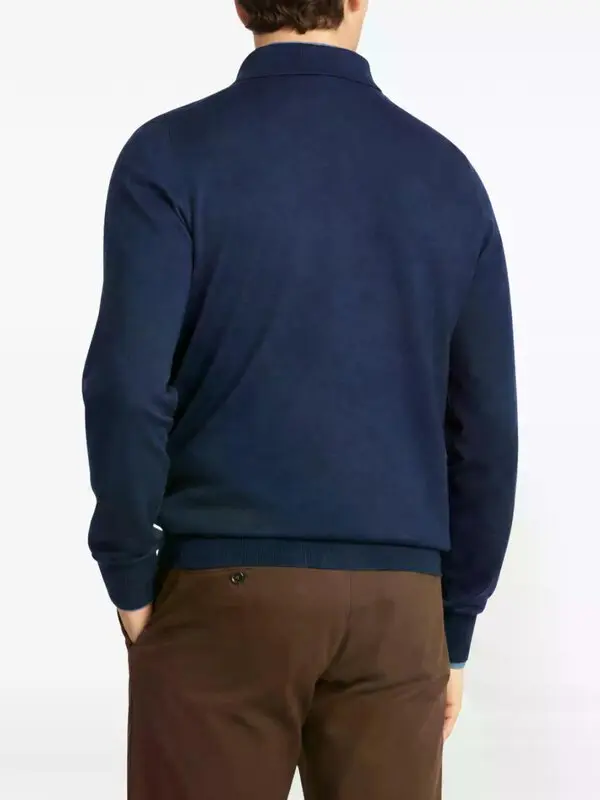 FAY Long-sleeve Polo Sweater