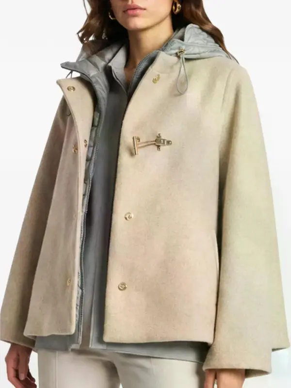 FAY Toggle-fastening Hooded Cape