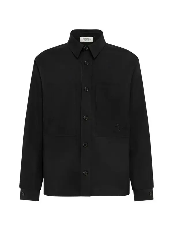 LANEUS Boxy-fit Pocket-detail Shirt