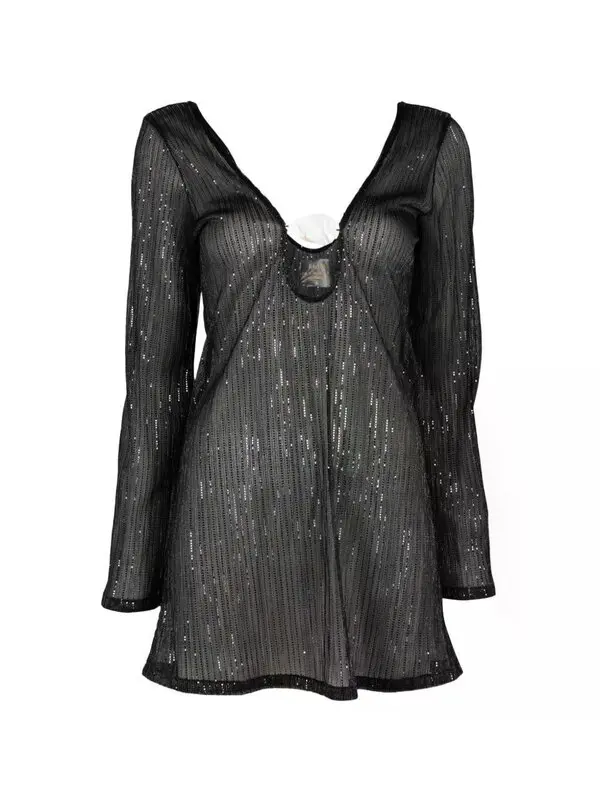 PALMACEA Kika Sequin-embellished Mini Dress