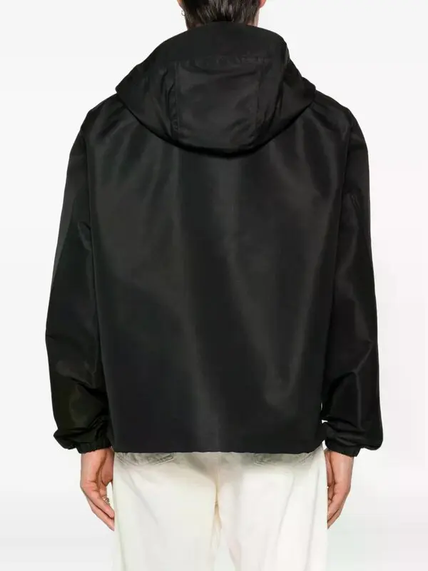 Givenchy Windbreaker In Polyfaille With Stamp Embroidery