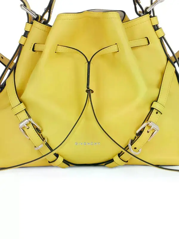 Givenchy Small Voyou Bucket Bag In Shiny Leather