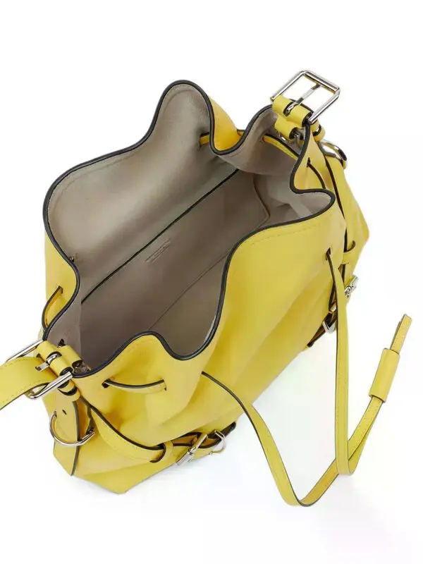 Givenchy Small Voyou Bucket Bag In Shiny Leather