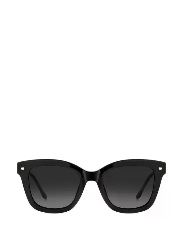 Carolina Herrera Faux-pearl-embellished Squared-frame Sunglasses