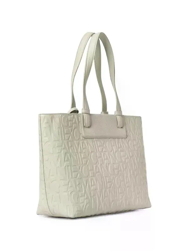 Armani Exchange Logo-debossed Tote Bag