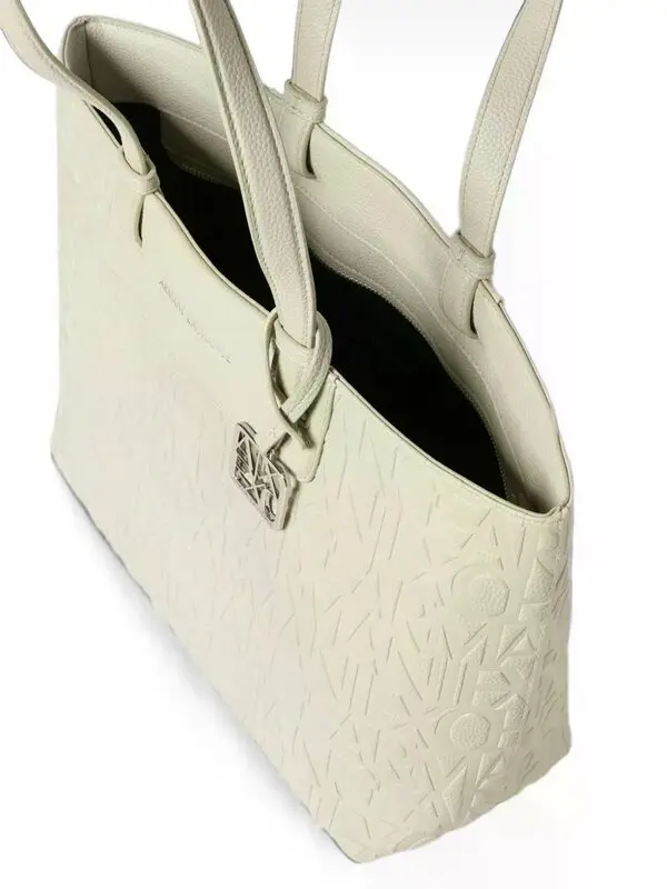 Armani Exchange Logo-debossed Tote Bag