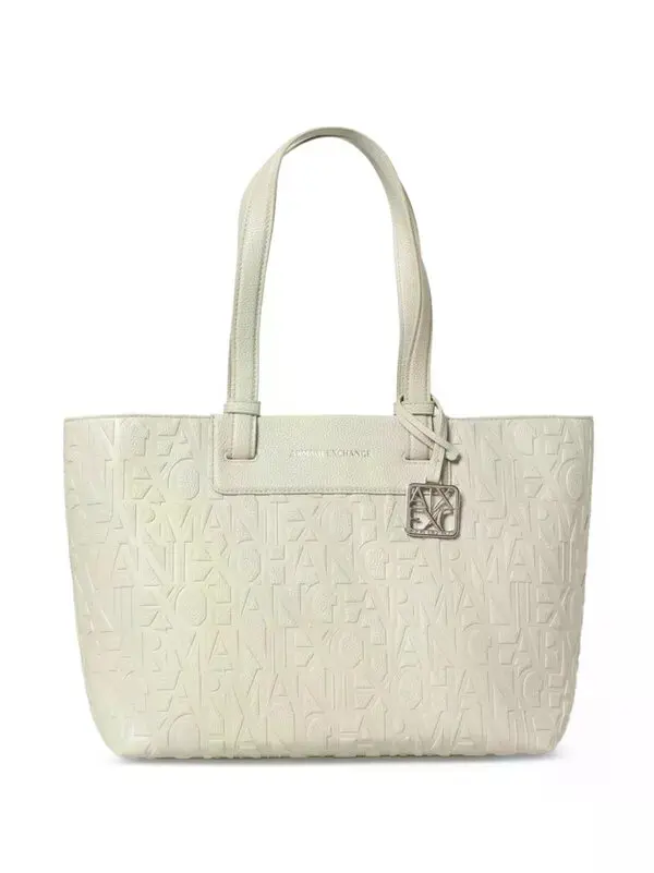 Armani Exchange Logo-debossed Tote Bag