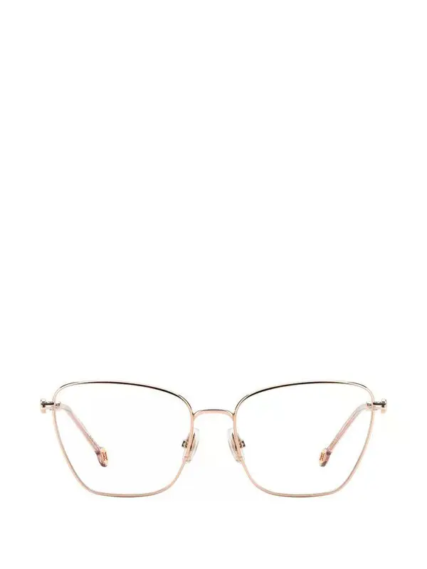 Carolina Herrera Logo-plaque Cat-eye Glasses - Gold