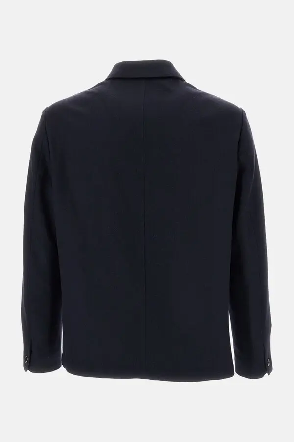 Barena Venezia Overshirt Visal Cashmere - Blu