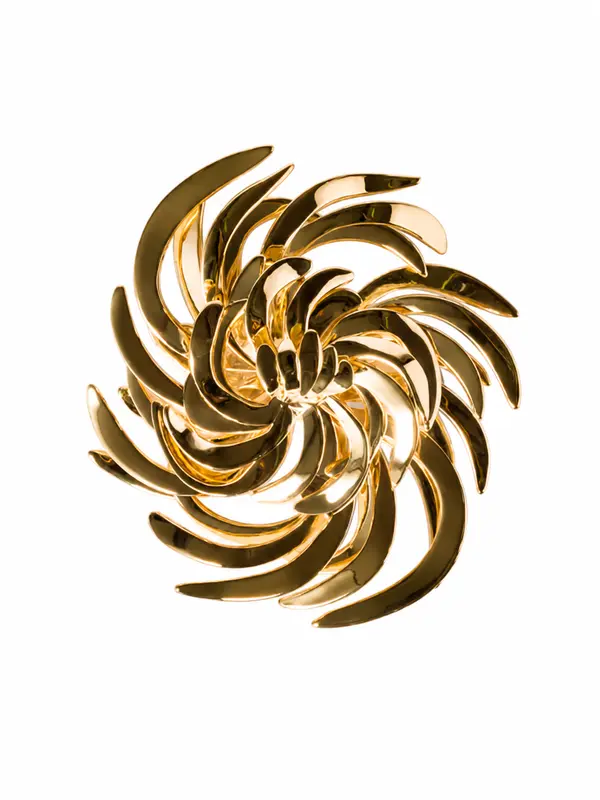Miu Miu Spilla Miu Tourbillon - Oro
