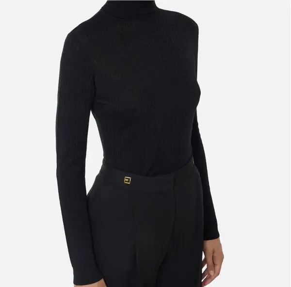 Elisabetta Franchi Maglia Tricot - Nero