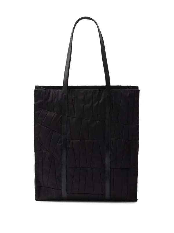Prada Large Re Nylon Tote Bag - Nero