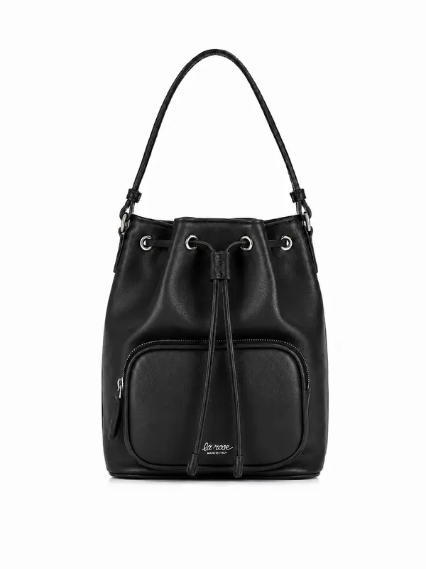 LA ROSE Leather Satchel Bag