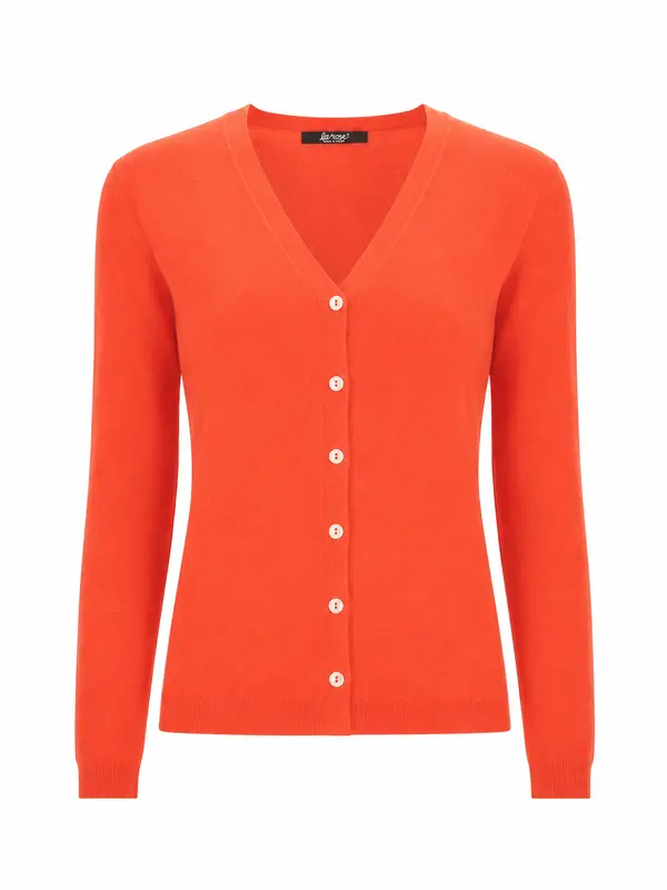LA ROSE V Cardigan Cash/silk